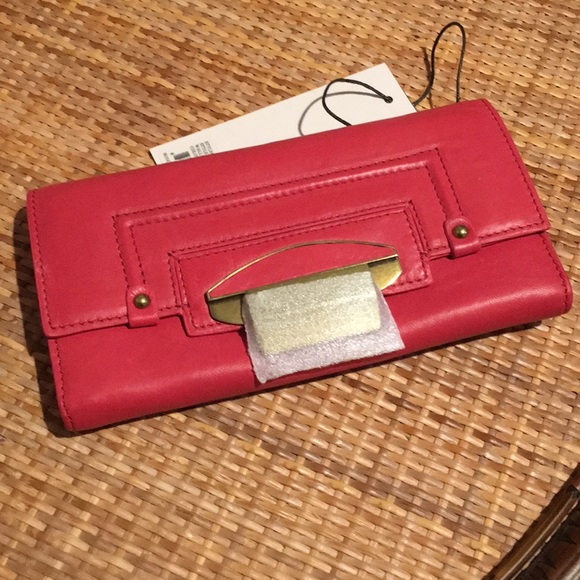 Kooba | Bags | Coral Kooba Turn Lock Wallet Tags Still On | Poshmark